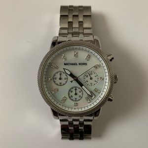 Michael Kors Accessories | Silver Watch Mk8086 | Poshmark